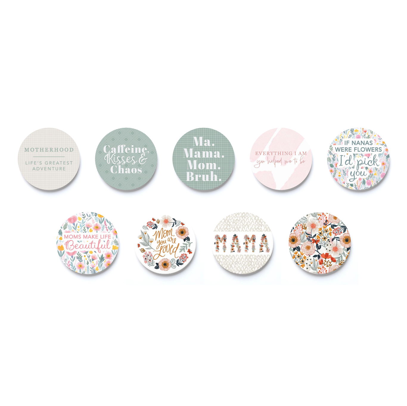 Round Coaster Loaded Display - Special Person Pre-Pack – Clairmont and Co